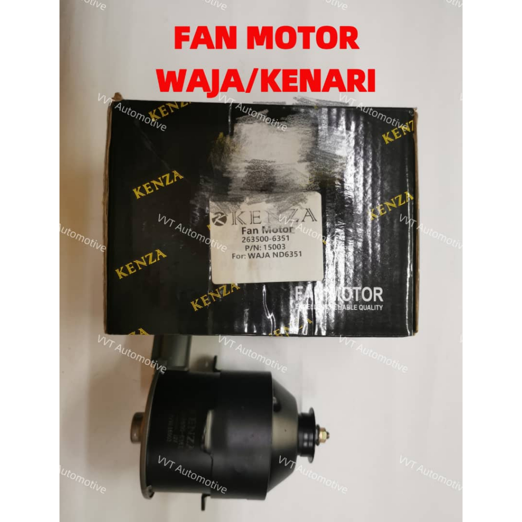 SARAWAK Radiator Fan Motor - Proton Waja / Perodua Kenari & Kelisa ...