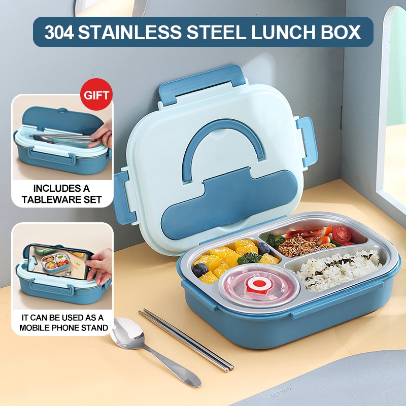 304 Stainless Steel Lunch Box Leakproof Bento Box Insulated Lunch Box ...
