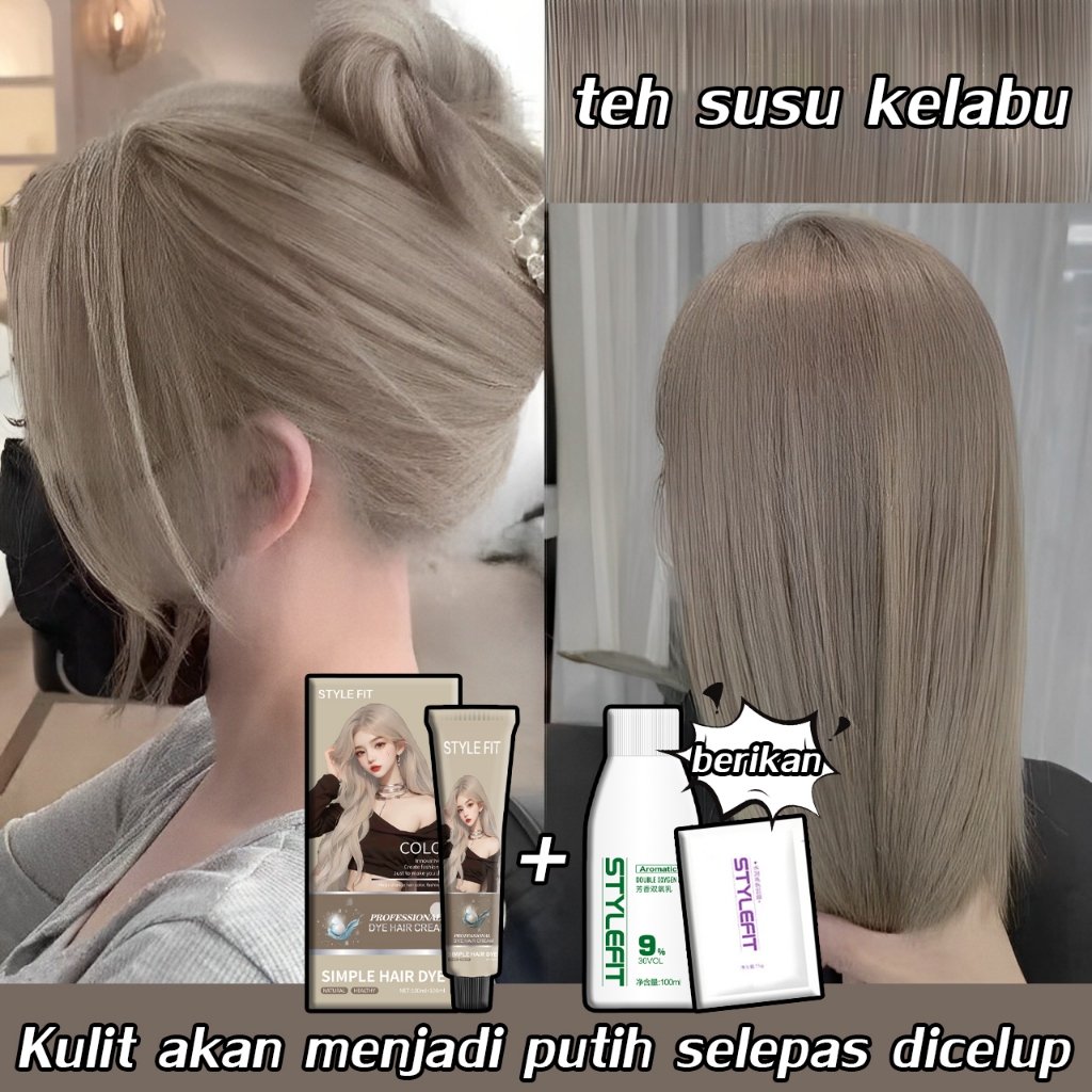 Pewarna rambut halal No need to bleach hair ️Muslim-friendly Semulajadi ...