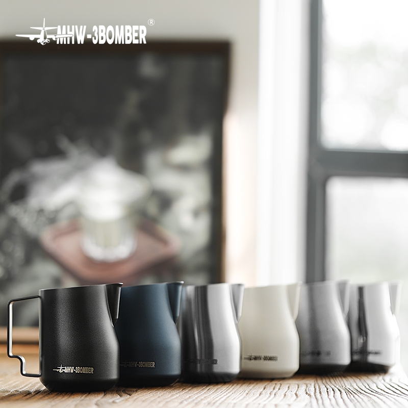 [MHW-3 Bomber] Turbo Milk Pitcher 350ML/520ML Latte Art | Shopee Malaysia