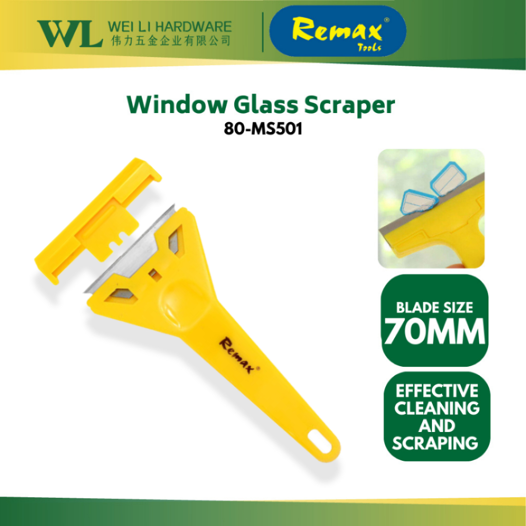 REMAX 61mm Glass Scraper Heavy Duty 80-MS501 / Glass Dust Remover ...
