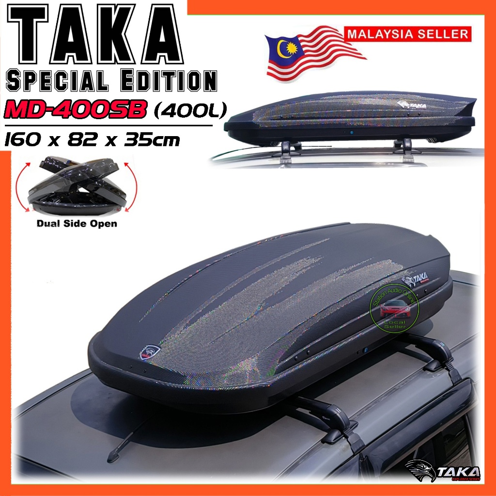 TAKA MD-400SB Bubble Design Car Roof Box [Special Edition] [L Size ...