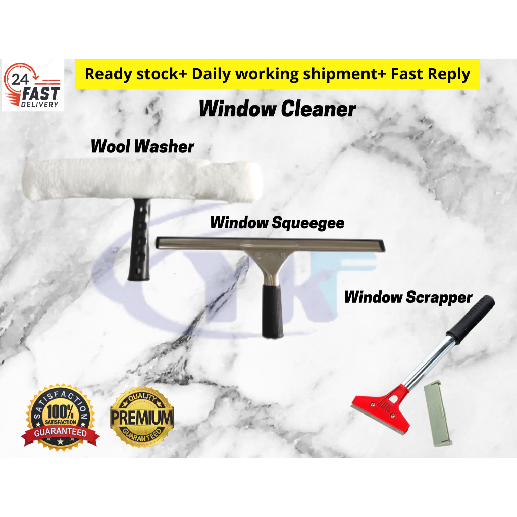 YKF Lamb Wool Window Cleaning Tools Pengilap Tingkap/ Lambswool Window ...
