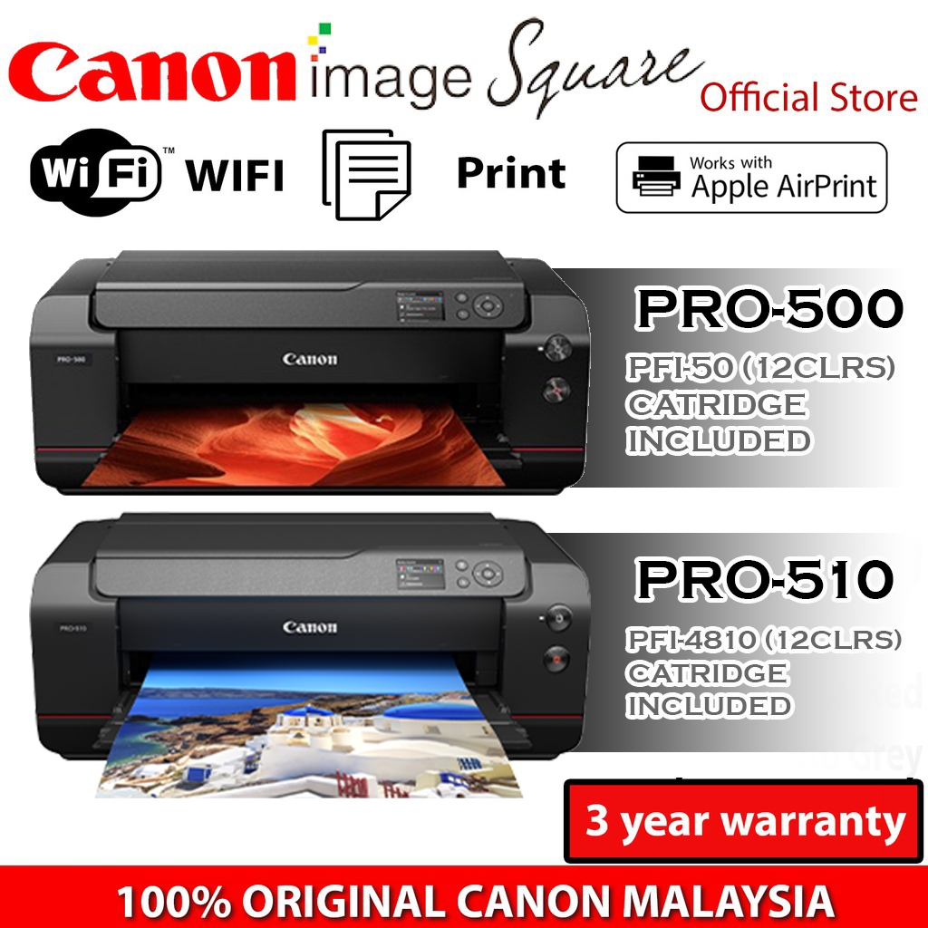 Canon image PROGRAF PRO-510 / PRO-500 Professional A2 Photo Printer ...