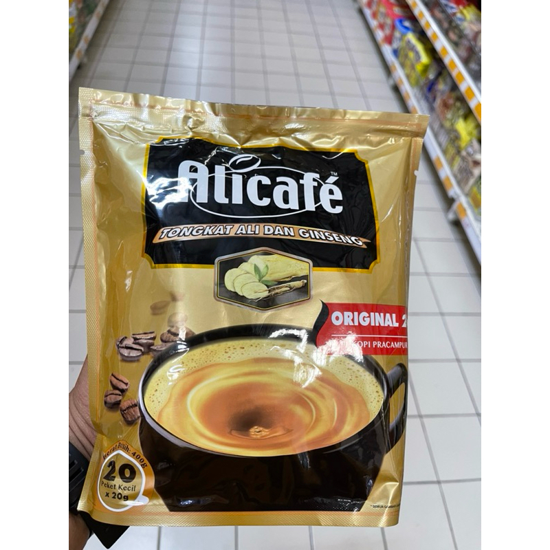 Ali Cafe Tongkat Ali dan Ginseng Original 5 in 1 15 sachet | Shopee ...