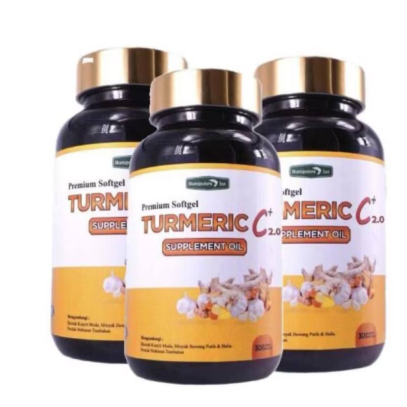 BUY 2 FREE 1 TURMERIC C PLUS ORIGINAL 30 SOFTGEL | Shopee Malaysia