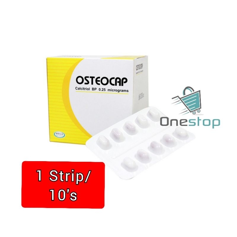 MEGA OSTEOCAP CALCITRIOL 0.25mg (1 Strip/10's) | Shopee Malaysia