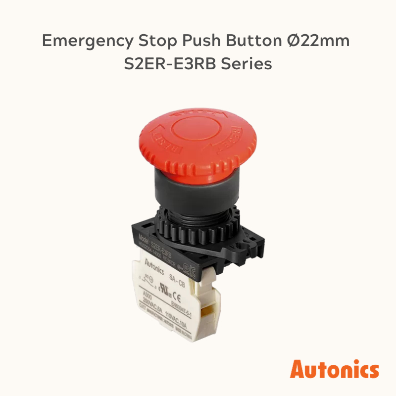 AUTONICS S2ER-E3RB Emergency Stop Push Button 22mm | Shopee Malaysia