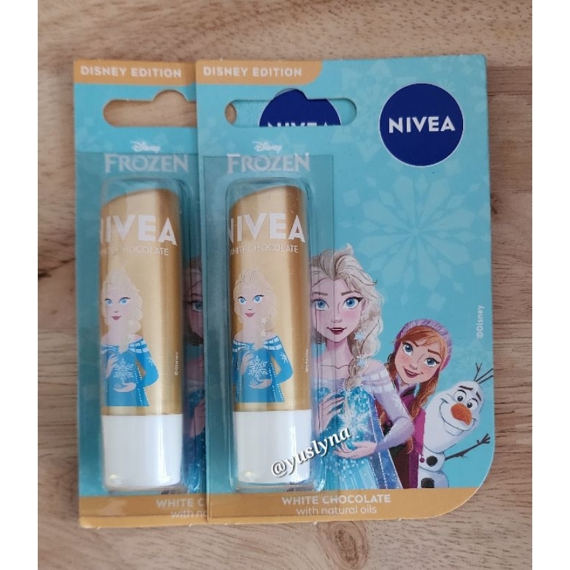 Nivea Disney Elsa White Chocolate Lip Balm (EXP: JUNE 2025) | Shopee ...