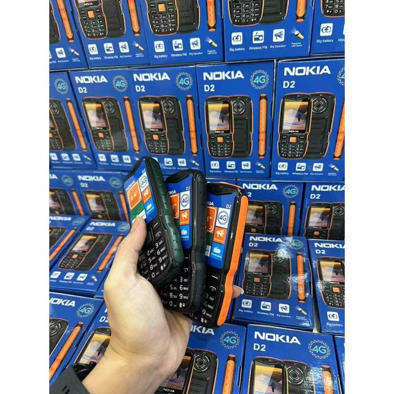 NOKIA D2 4G line KEYPAD PHONE With BIG battery BIG speaker (FULLSET NEW ...