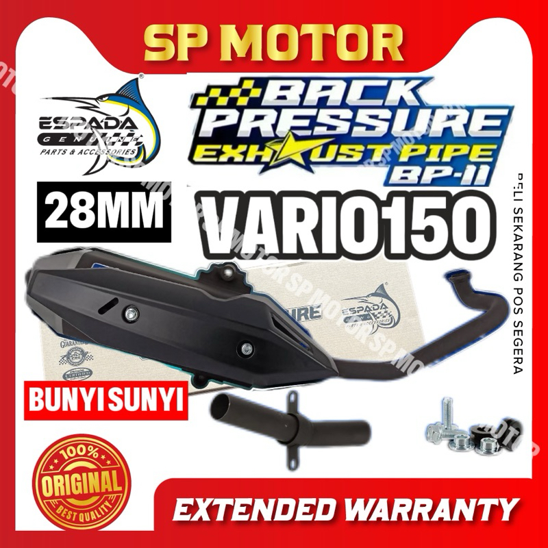 HONDA VARIO150 VARIO 150 RACING EXHAUST PIPE 28MM BACK PRESSURE PIPE EJOS EXZOS PIPE BUNYI SUNYI ...