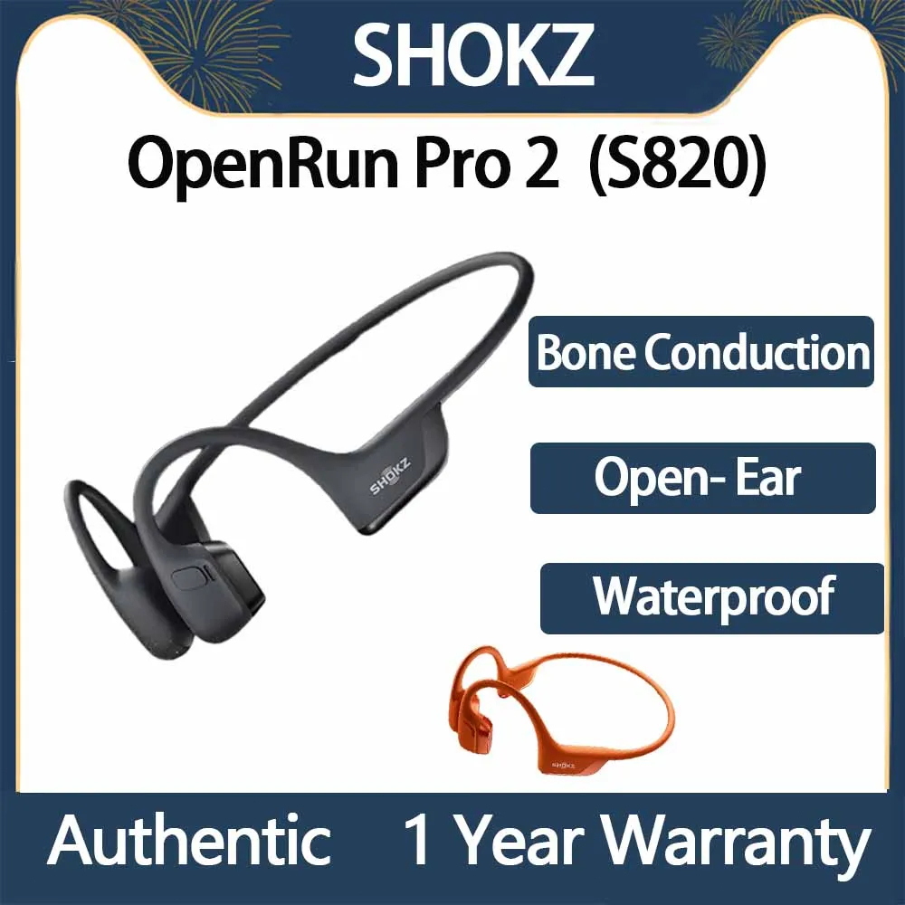 Original SHOKZ Openrun Pro 2 S820 Bone Conduction Bluetooth Earphones ...