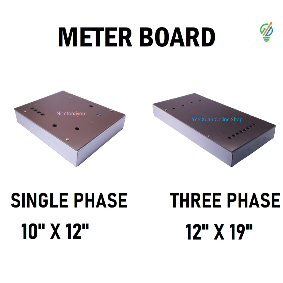 Fiber Meter Board For TNB Meter [Single Phase 240V 10" X 12" / Three ...