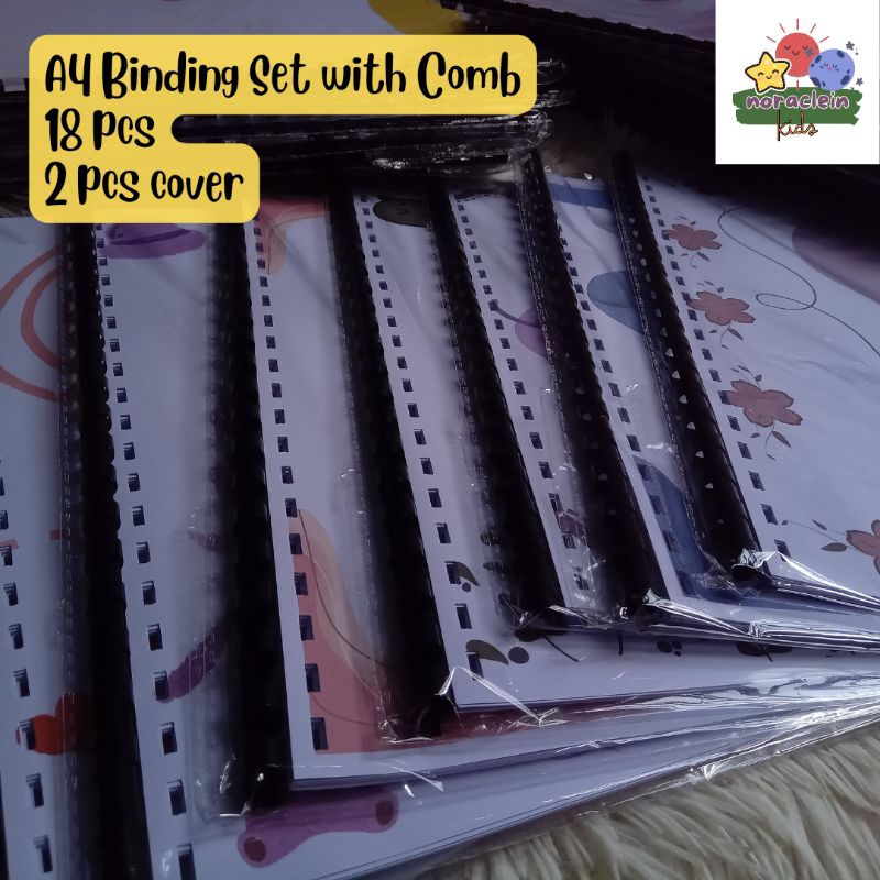 [ NK Printed ] Folio A4 Binding set with comb 20pcs / scrap book / cute ...