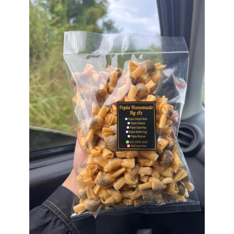 POPIA SIMPUL 100 biji SERUNDING IKAN SNACK FOOD CRUNCHY | Shopee Malaysia