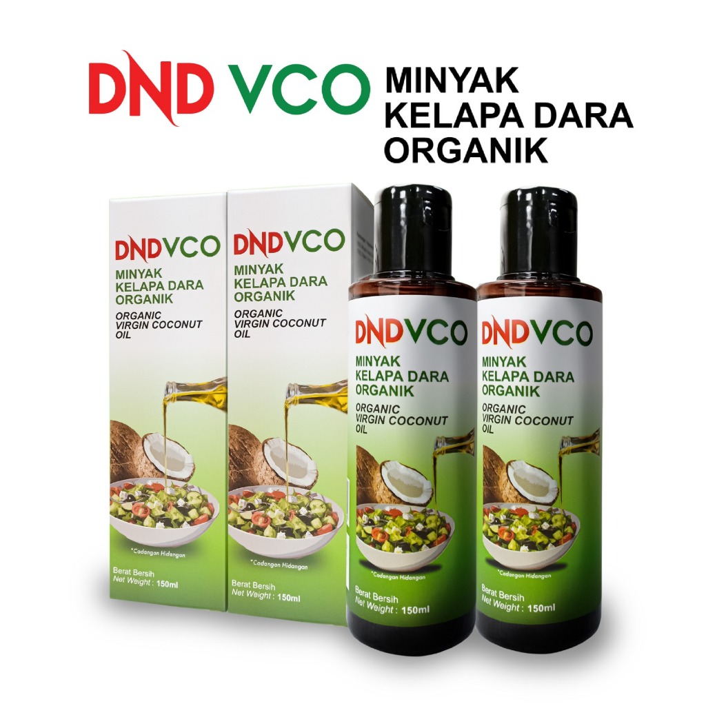 DND VCO Minyak Kelapa Dara (2 botol x 150ml) | Shopee Malaysia