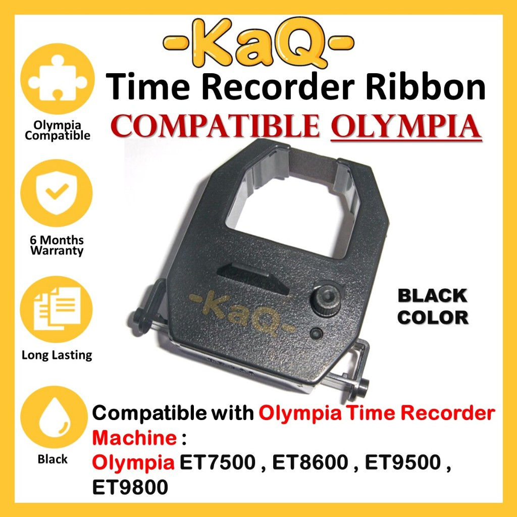 Olympia ET7500 ET8600 ET9500 ET9800 Time Recorder Punch Card Compatible ...