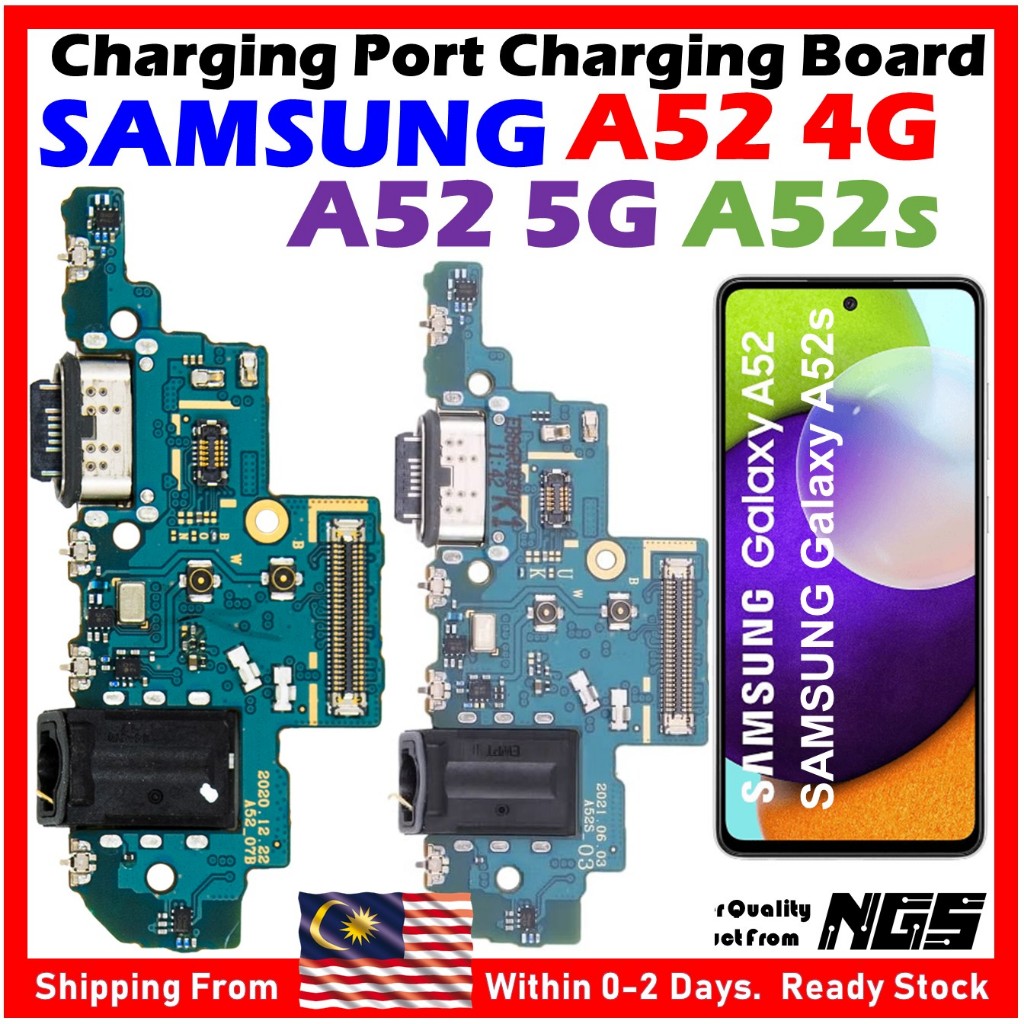NGS Brand Charging Port Charging Board Compatible For SAMSUNG Galaxy A52 4G A525F / SAMSUNG A52 ...