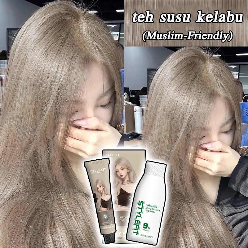 Tidak perlu pelunturan(HALAL) Hair Dye STYLE FIT 200ml ringan dan tidak ...