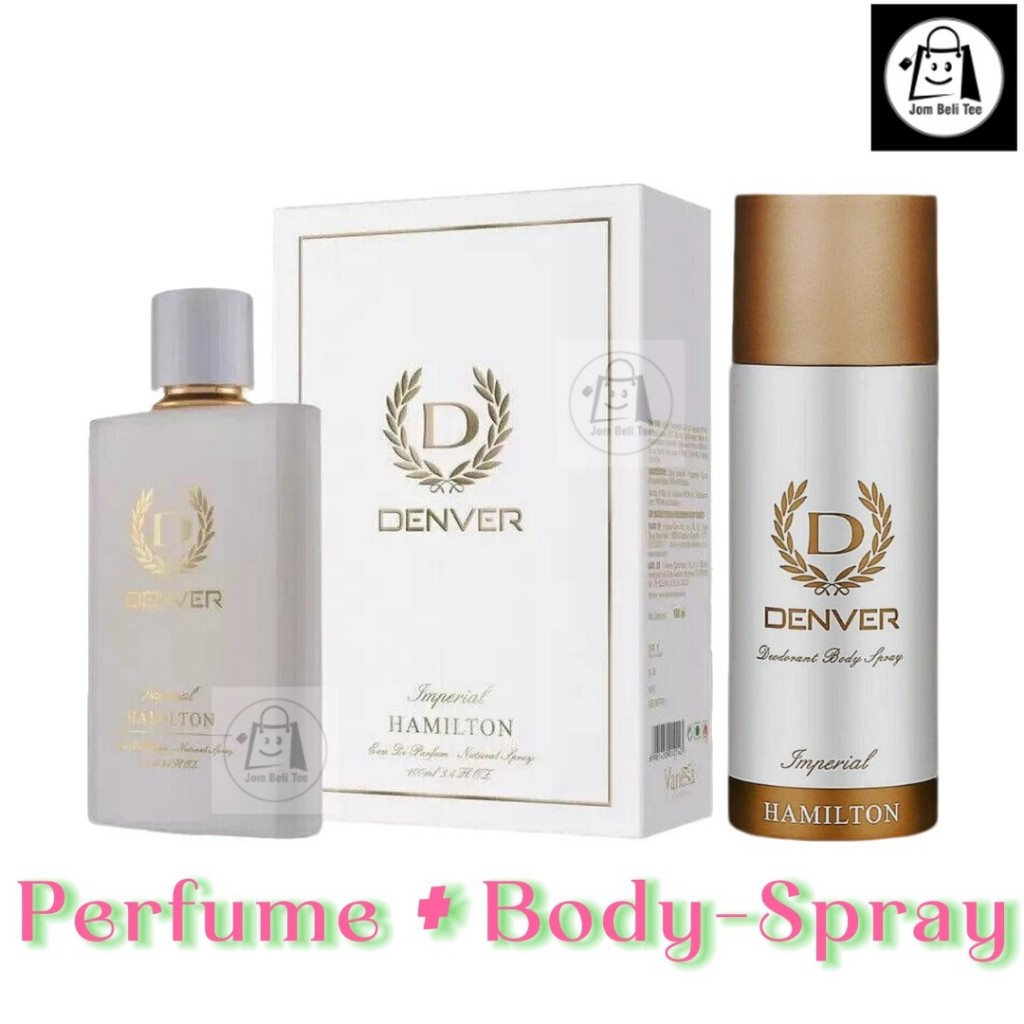 [Men Combo] Denver Hamilton IMPERIAL Eau De Perfume 100ML + Body Spray ...
