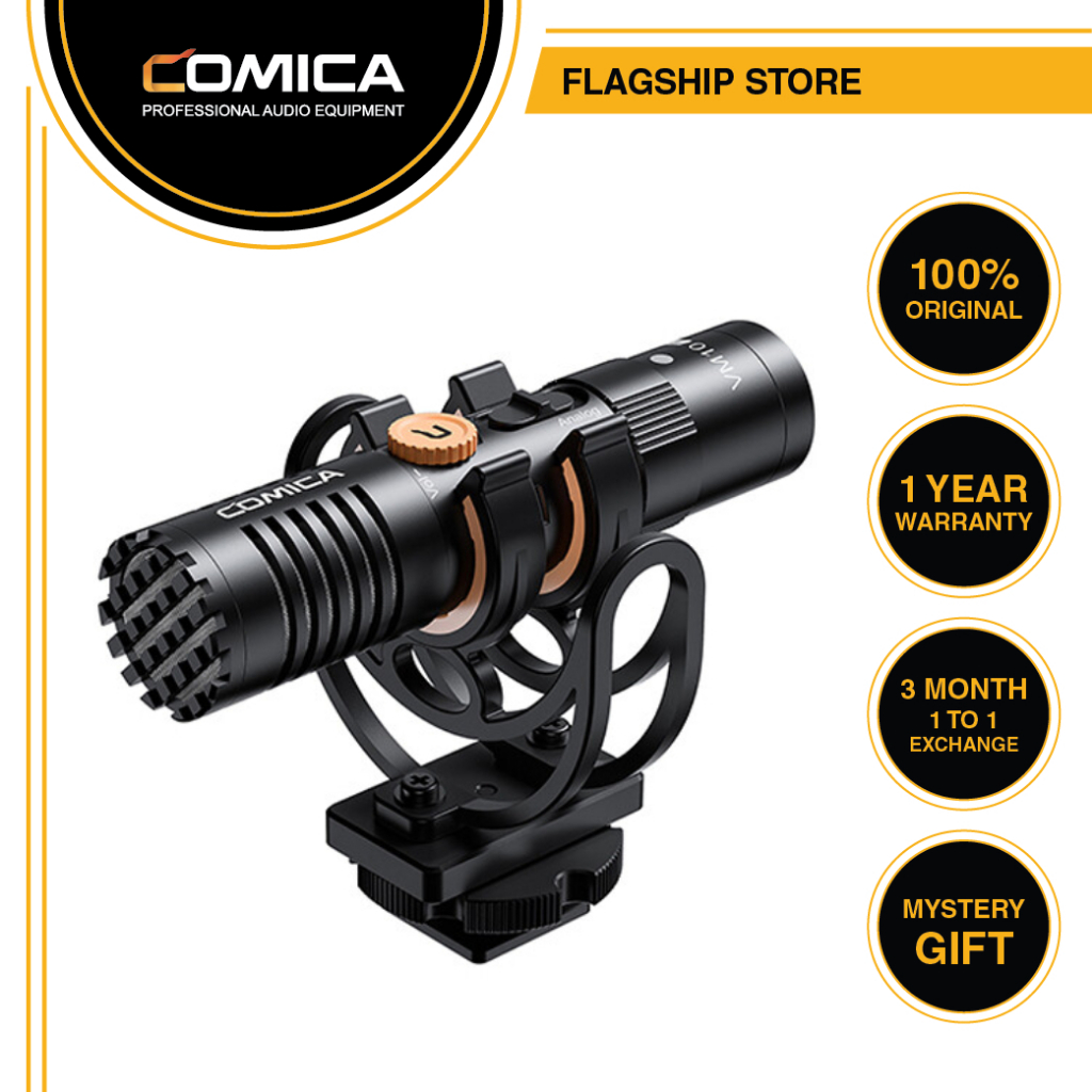 COMICA VM10 PRO Mini Cardioid Digital/Analog Shotgun Mic | Shopee Malaysia
