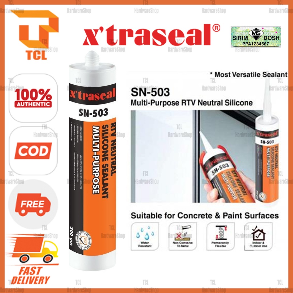 SN-503 Multi-Purpose Neutral Silicone Sealant | Shopee Malaysia