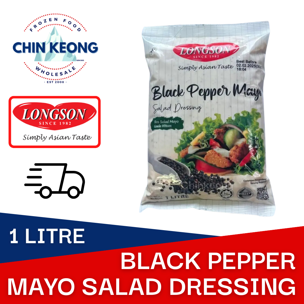 Longson Black Pepper Mayo Dressing (1 Litre) | Shopee Malaysia