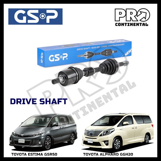 GSP TOYOTA ESTIMA 3.5 2WD GSR50 ALPHARD VELLFIRE 3.5 V6 GGH20 DRIVE ...