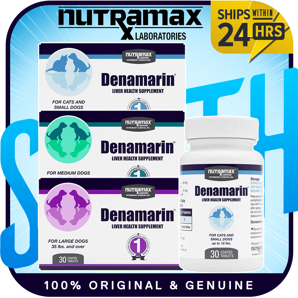 Nutramax Denamarin Liver Health Supplement For Small / Medium Dog & Cat ...
