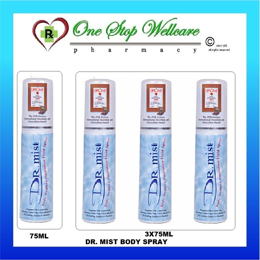 DR. MIST BODY SPRAY 50ML / 75ML / 3X75ML (EXP:01/2027) | Shopee Malaysia