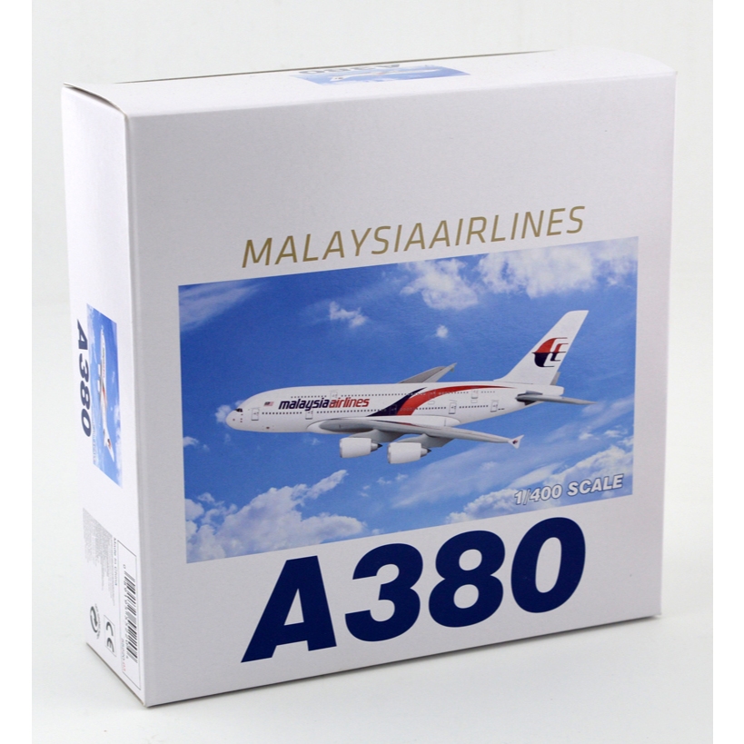 Malaysia Airlines (MAS) A380-800 1:400 Die Cast Airplane Aeroplane ...