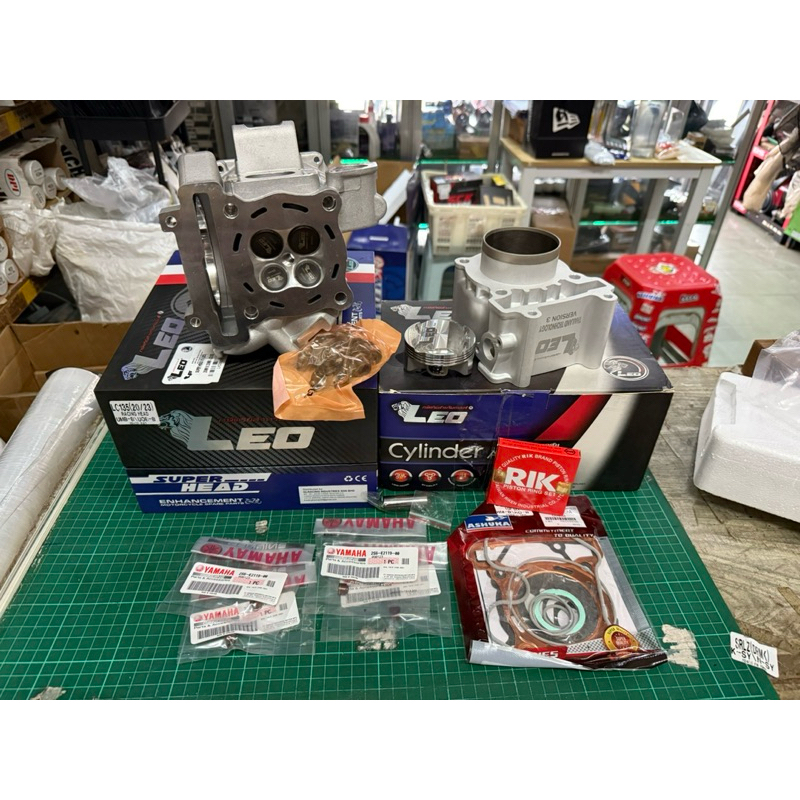 LEO FIGHTONE ARATA BLOCK SEKALI HEAD SET LC135 / Y15z 63mm /65mm ...