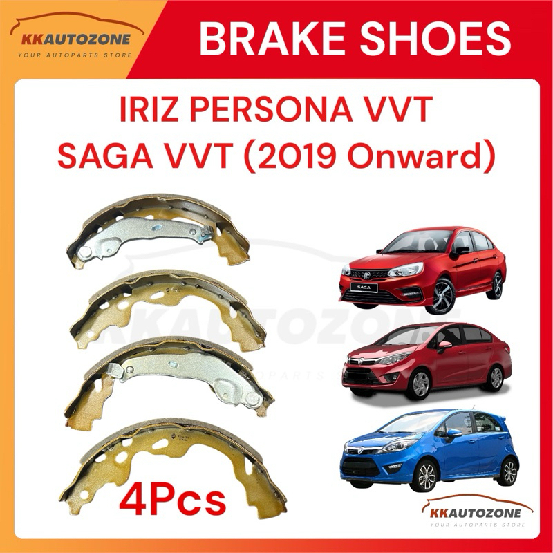 Proton Iriz Persona VVT Saga VVT 2019- Brake Shoes 4pcs | Shopee Malaysia