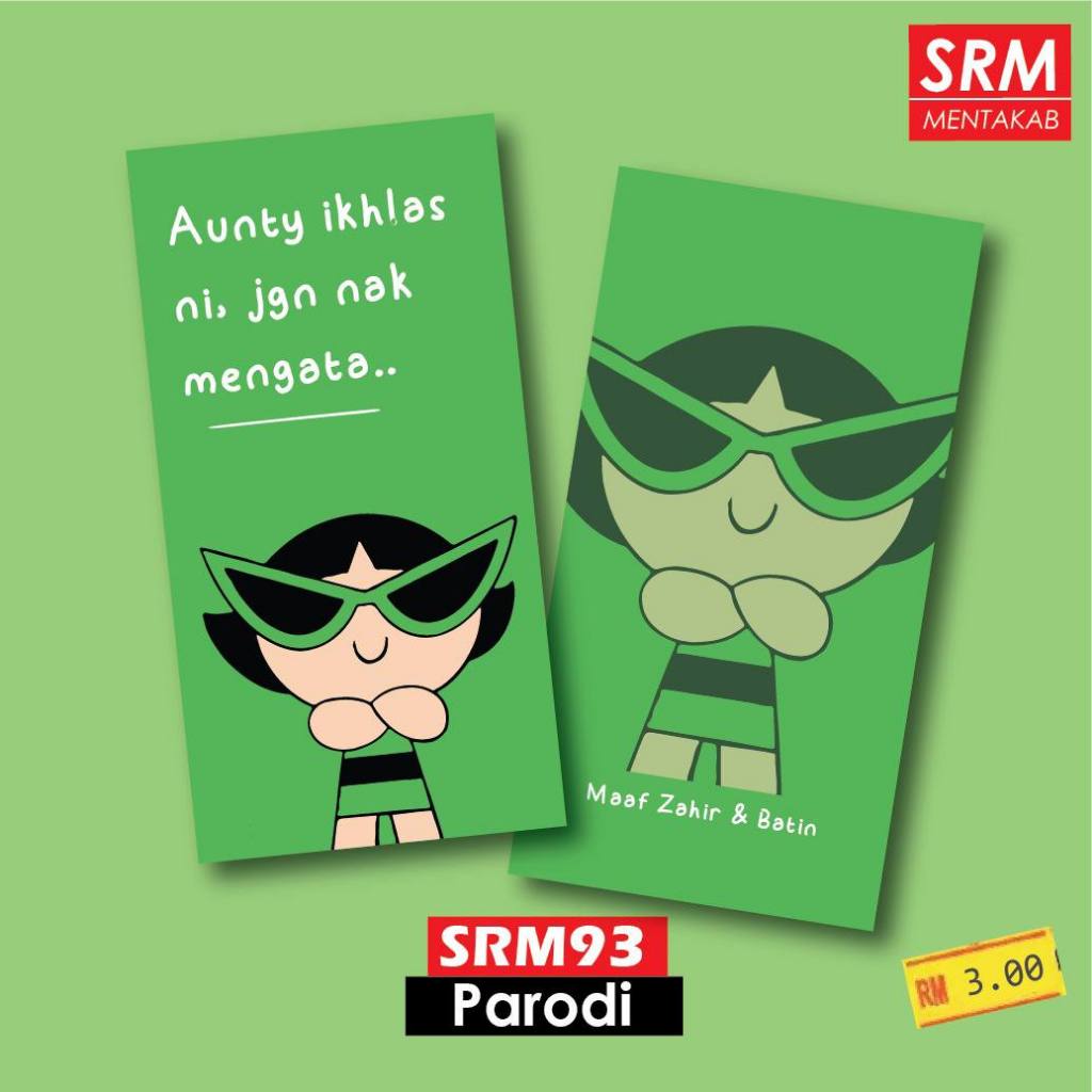 Sampul Raya Skrip Kartun| 1 Paket 10pcs | Sampul Raya Viral 2025 ...