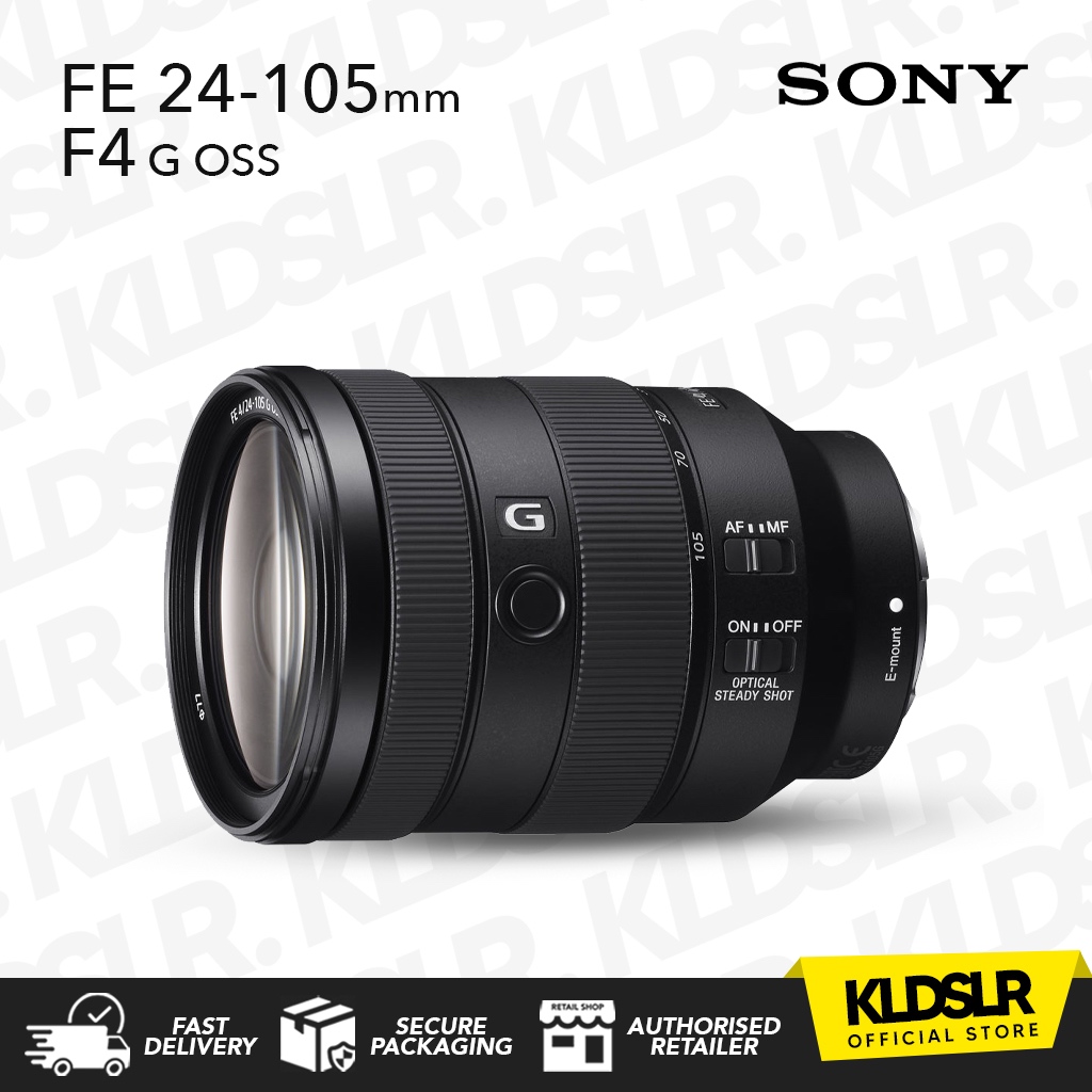 Sony FE 24-105mm FF4 G OSS Lens - SEL24105G for Sony A7IV / A7III / A7C II / A7 II / A7R III ...