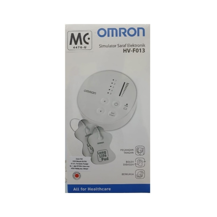 OMRON SIMULATOR SARAF ELEKTRONIK ELECTRONIC PULSE MASSAGER/NERVE STIMULATOR (TENS) HV-F013 ...