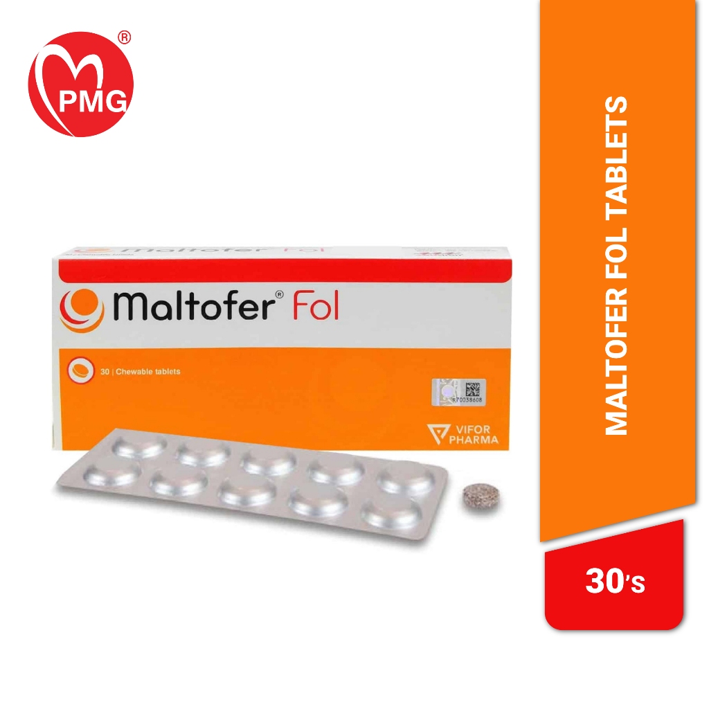 [PMG PHARMACY] Maltofer FOL Tablets 30's - menambah zat besi terutama ...