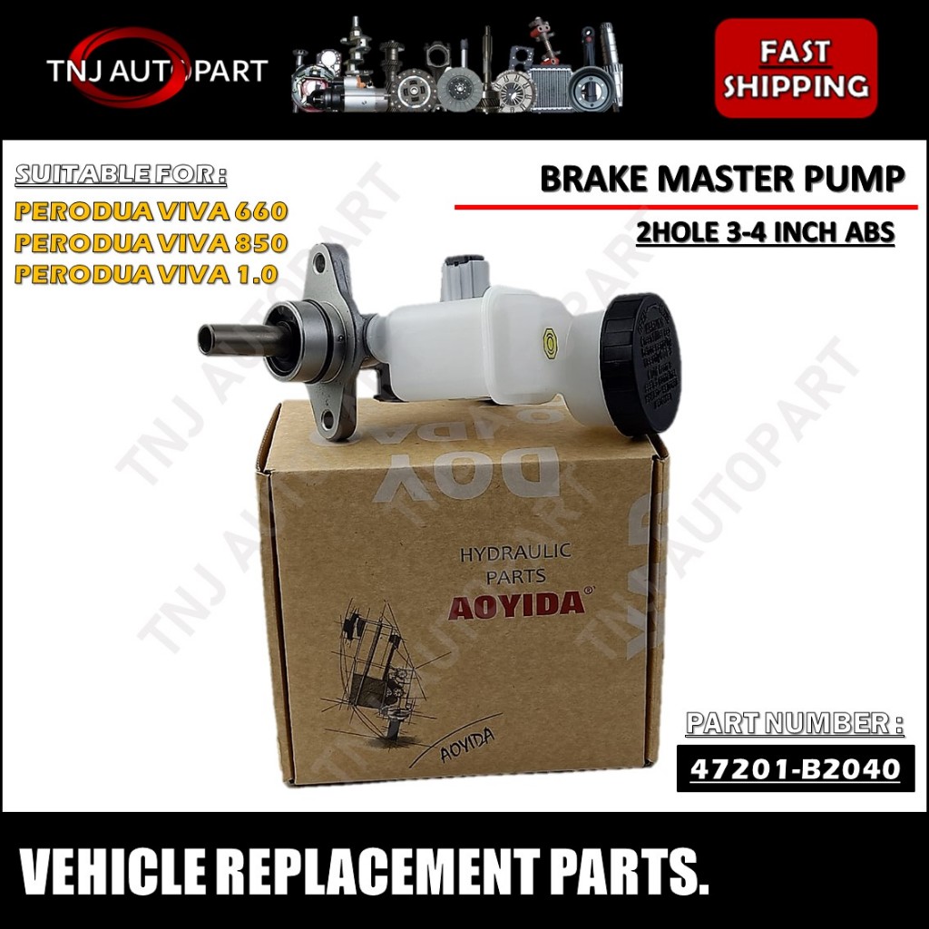 BRAKE MASTER PUMP / VIVA 660,VIVA 850,VIVA 1.0 (2HOLE/3/4"/ABS ...