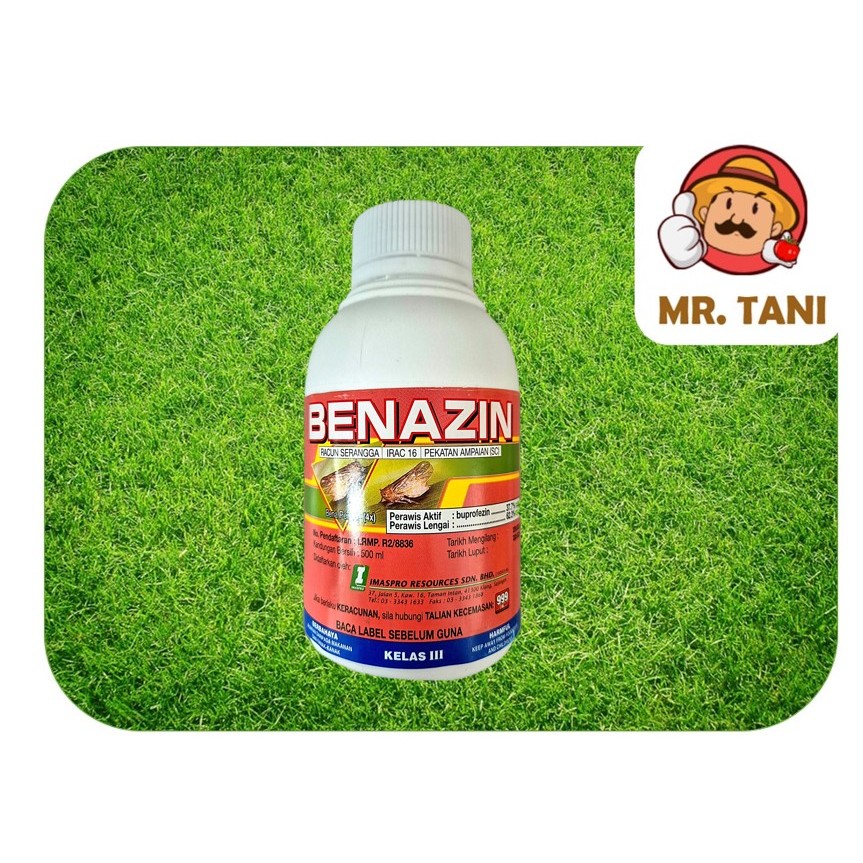 BENAZIN 500 ML RACUN SERANGGA IMASPRO [ buprofezin 37.7% ] | Shopee ...