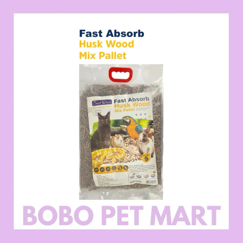 SMART CHOICE FAST ABSORB HUSK WOOD MIX PALLET 9KG | Shopee Malaysia