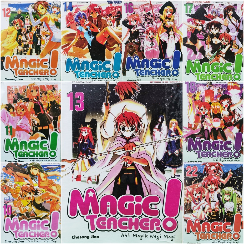 PRELOVED 』Komik Magic Teacher / Negima! Magister Negi Nami (RHP ...