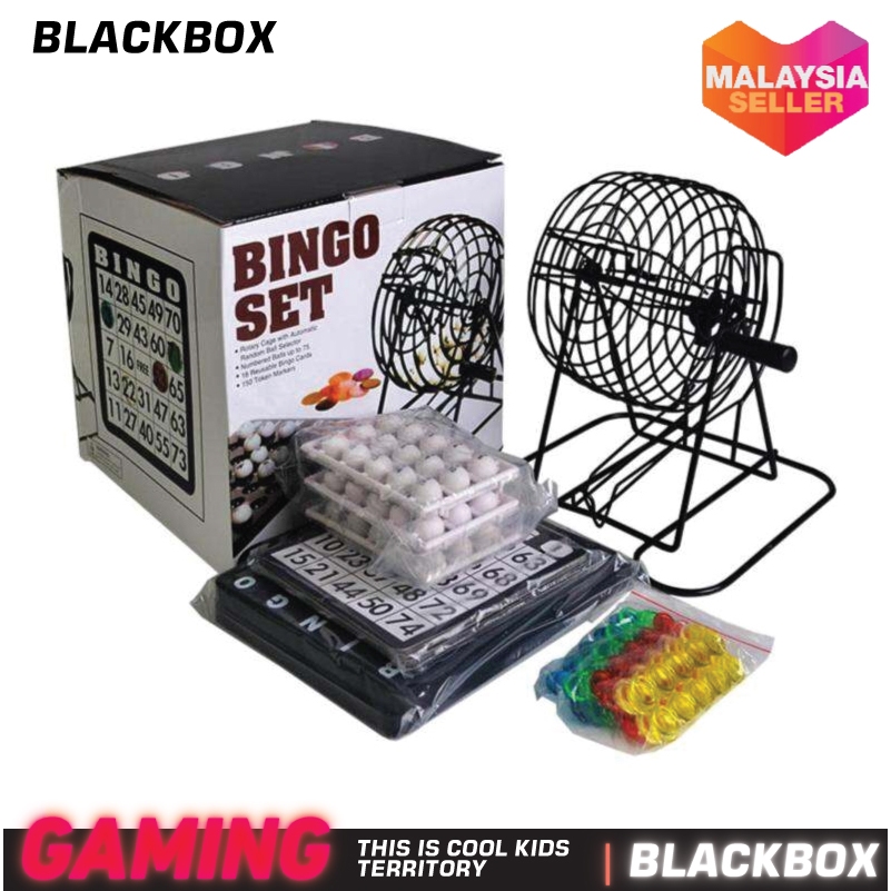 Bingo Game Set Bar Table Party Table Game BINGO Bar Lottery Machine ...