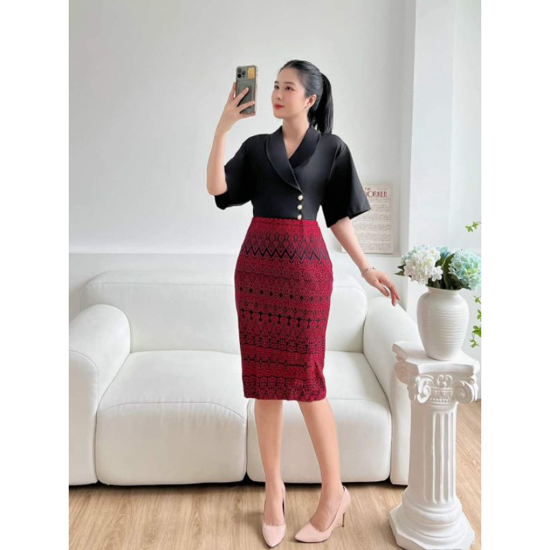 DRESS PENCIL PUA KUMBU CASUAL OUTFIT FIT 45KG-80KG | Shopee Malaysia