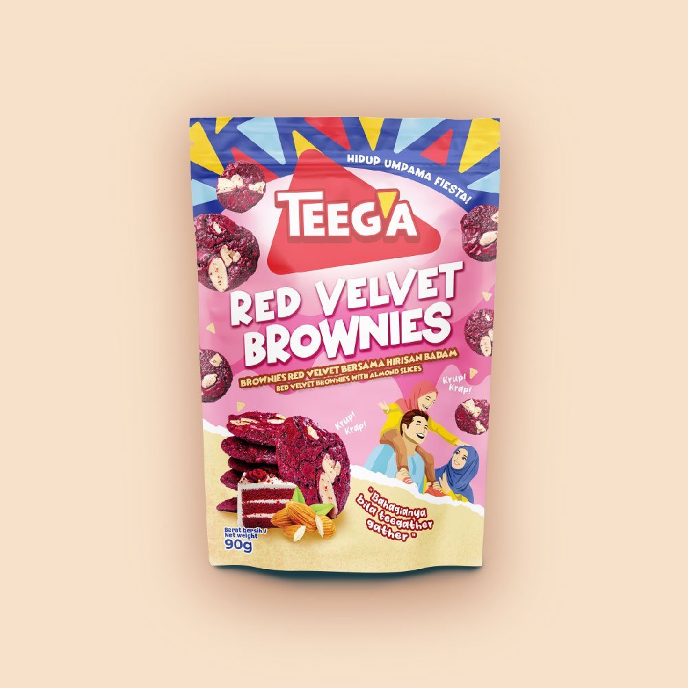 TEEGA BROWNIES - Red Velvet (90g) | Shopee Malaysia