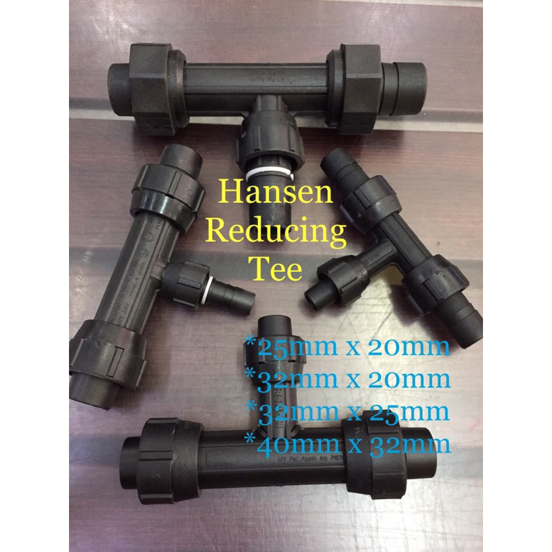 Hansen Reducing Tee / Reducer Tee Hansen / Hansen Fitting | Shopee Malaysia