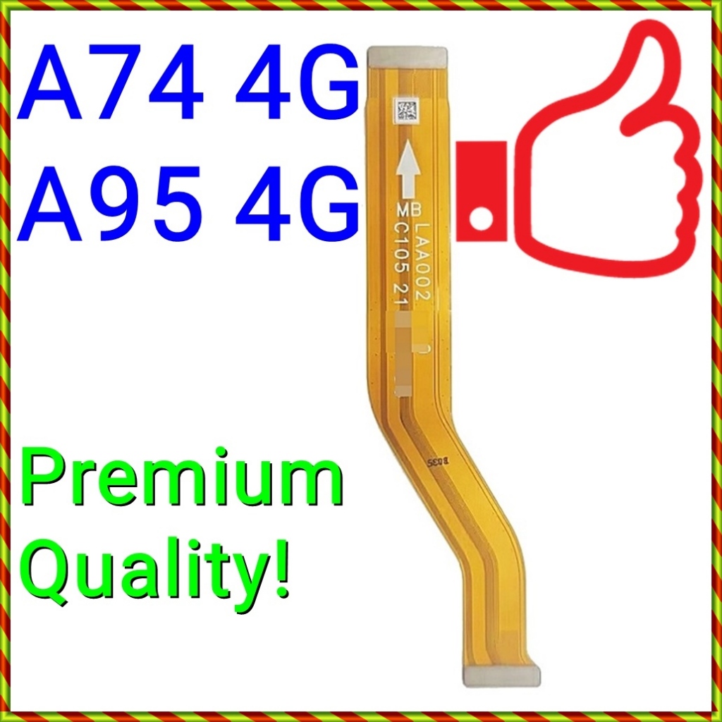 NEW ORI Mainboard Main to SUB Board / LCD Flex Cable Ribbon Oppo A74 4G / A95 4G / CHP2365 ...