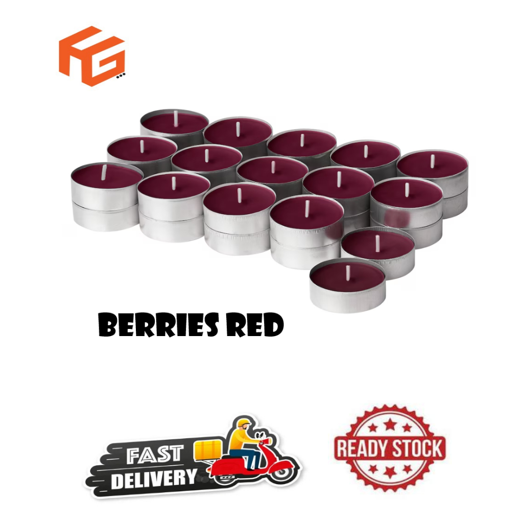 Scented Tealight Candle | Lilin Tealight Kecil Wangi | Lilin Wangi ...
