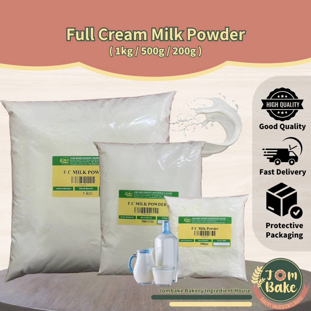 Full Cream Milk Powder [ 200g / 500g / 1kg ] | Shopee Malaysia
