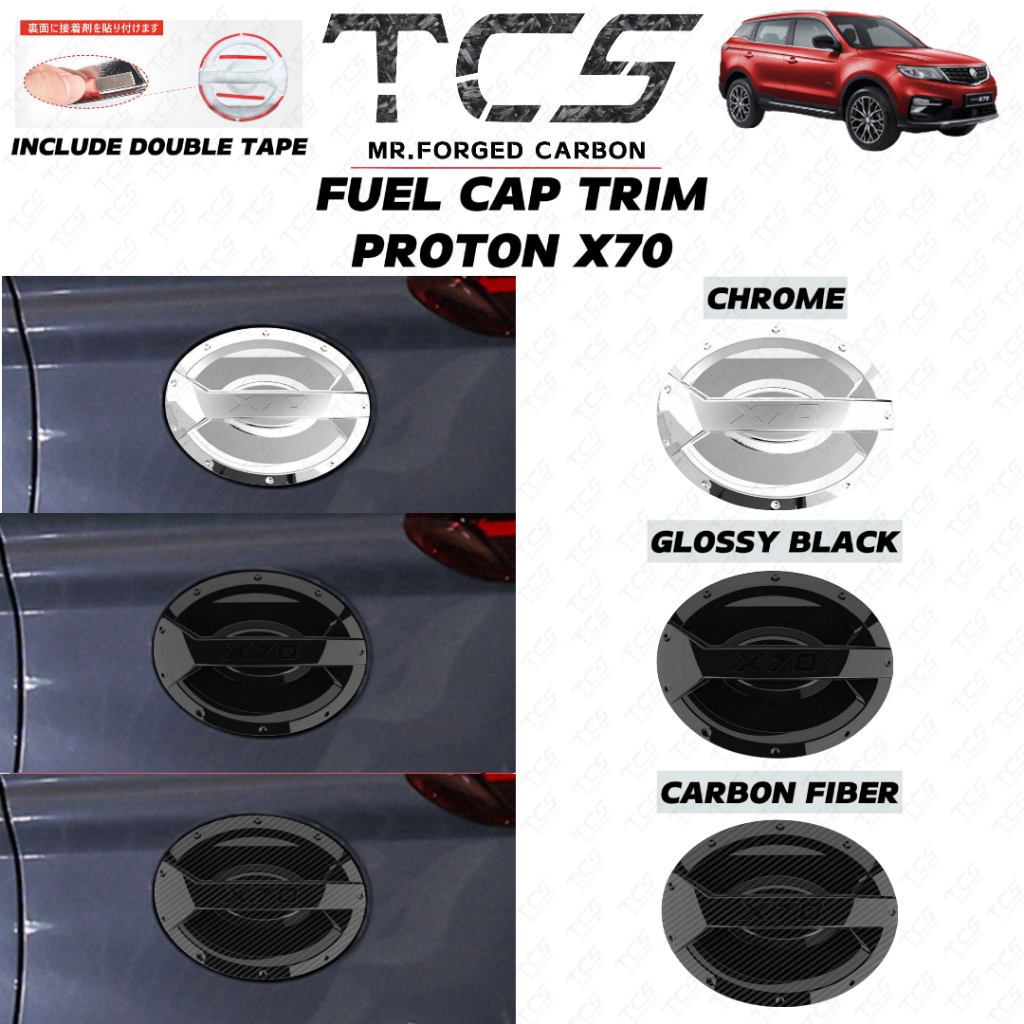 TCS PROTON X70 CAR FUEL CAP TRIM COVER GARNISH ACCESSORIES | Shopee ...