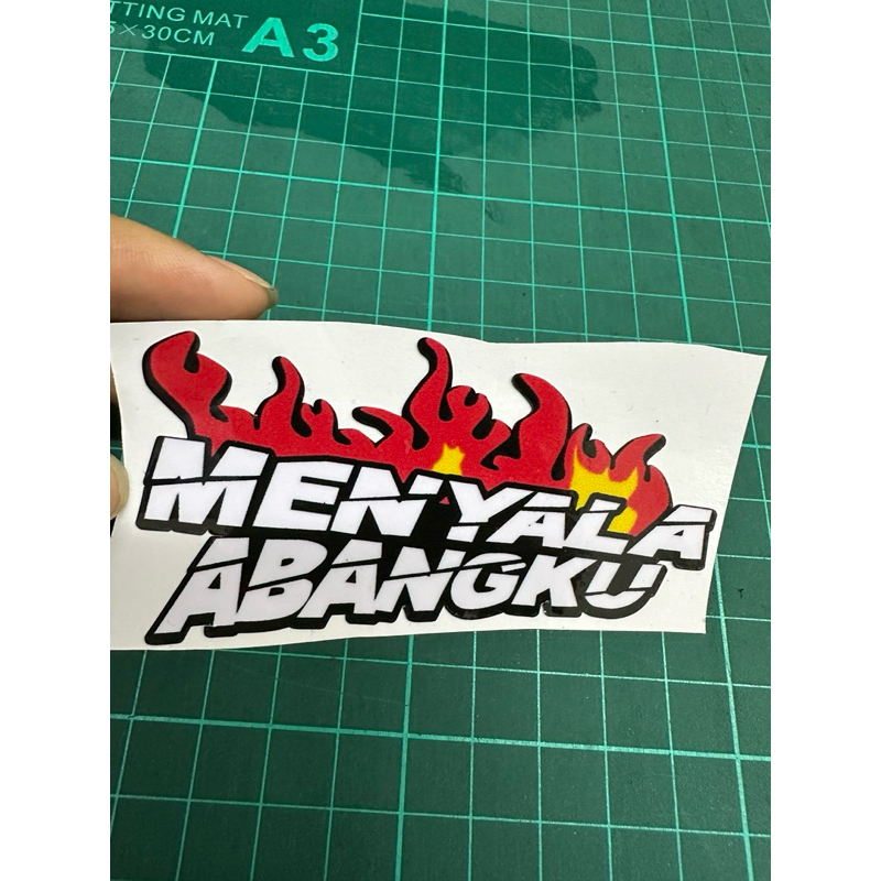 MENYALA ABANGKU STICKER MOTOR | Shopee Malaysia
